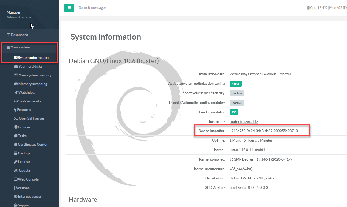How to get the Server UUID | Artica Wiki